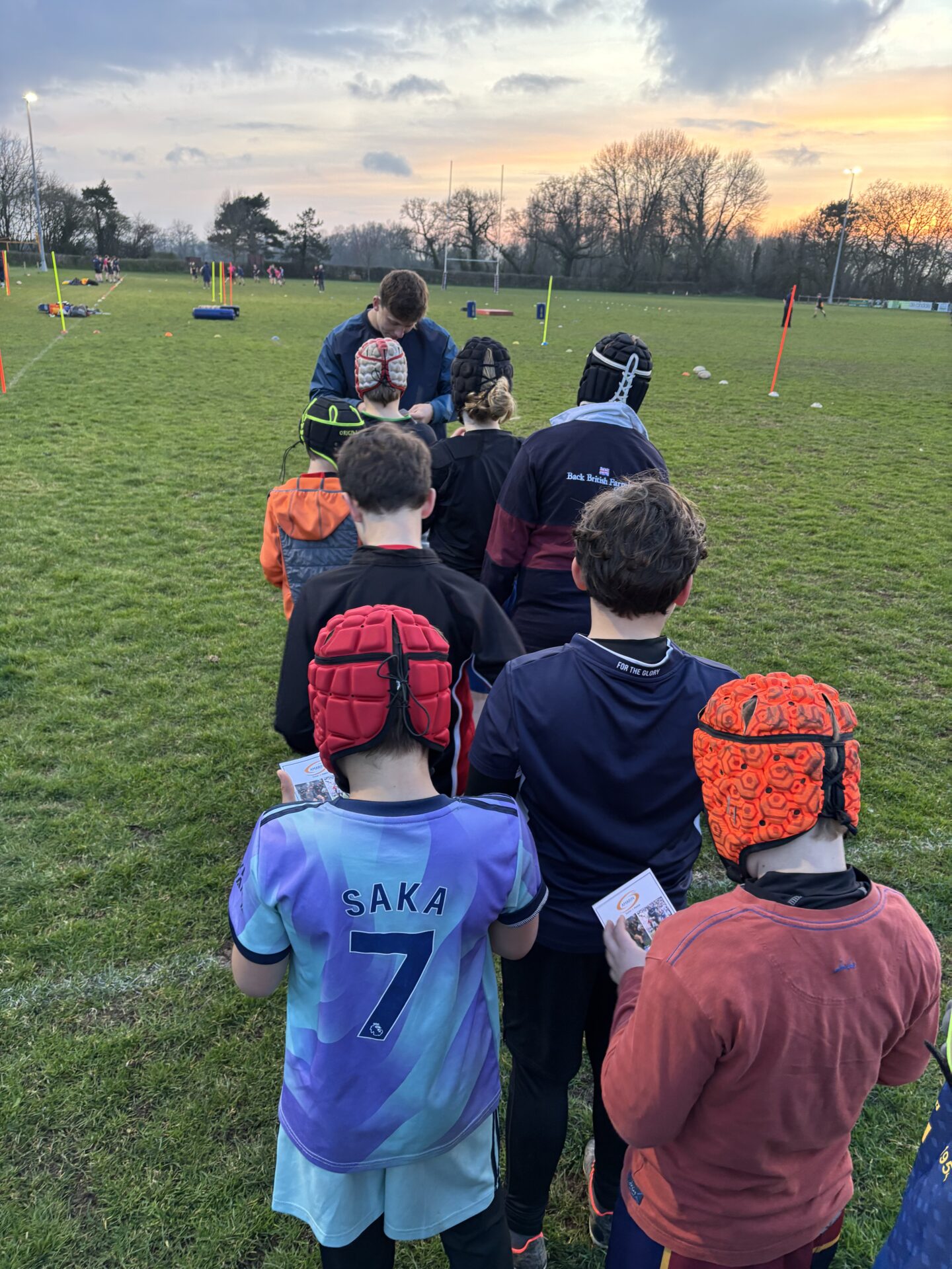 The Chief Visits Tor Rugby Club - Amarin Rubber