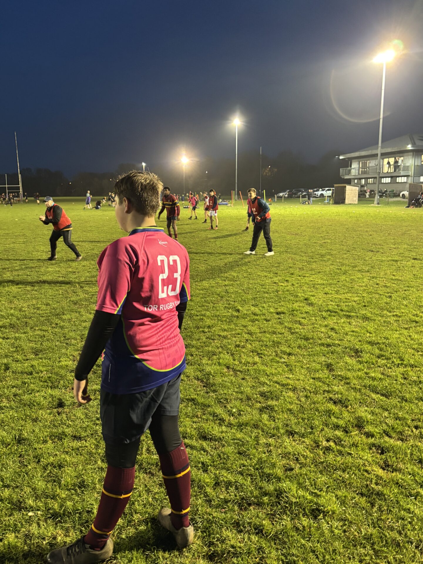 The Chief Visits Tor Rugby Club - Amarin Rubber