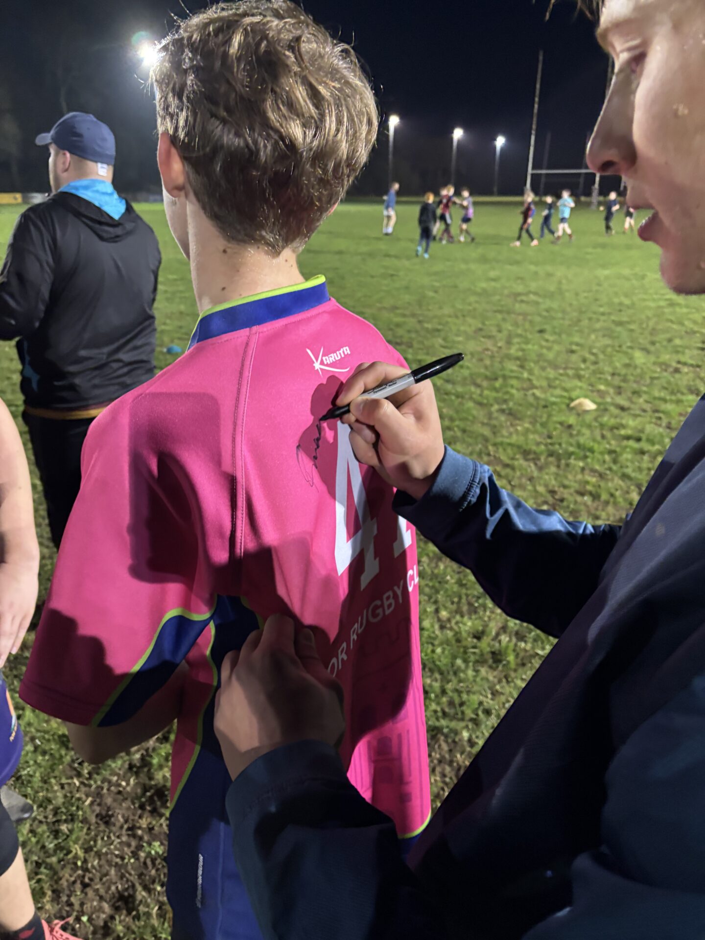 The Chief Visits Tor Rugby Club - Amarin Rubber
