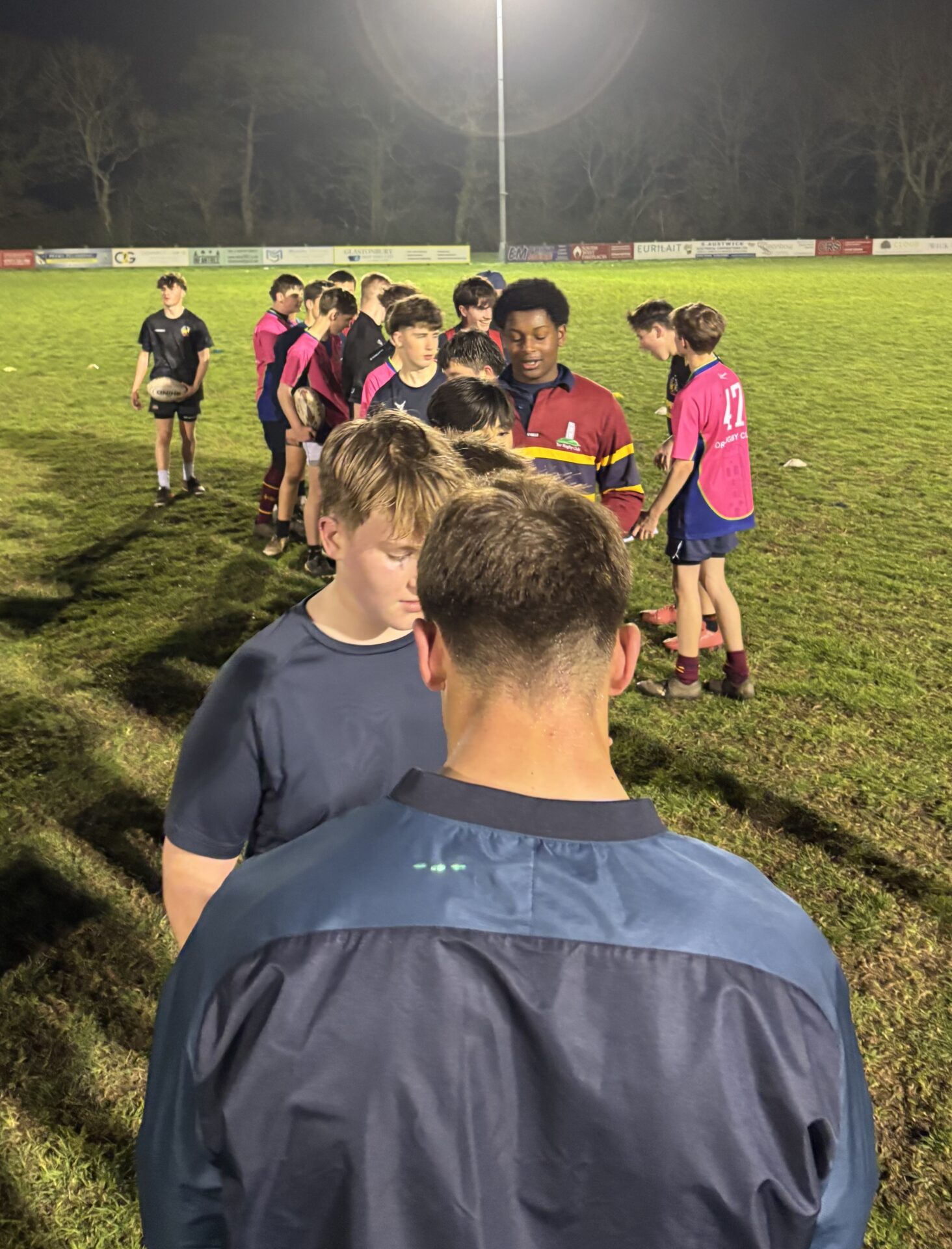 The Chief Visits Tor Rugby Club - Amarin Rubber